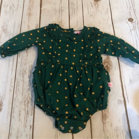 Ruffle Butts | Bottoms | Rufflebutts Green Floral Bubble | Poshmark